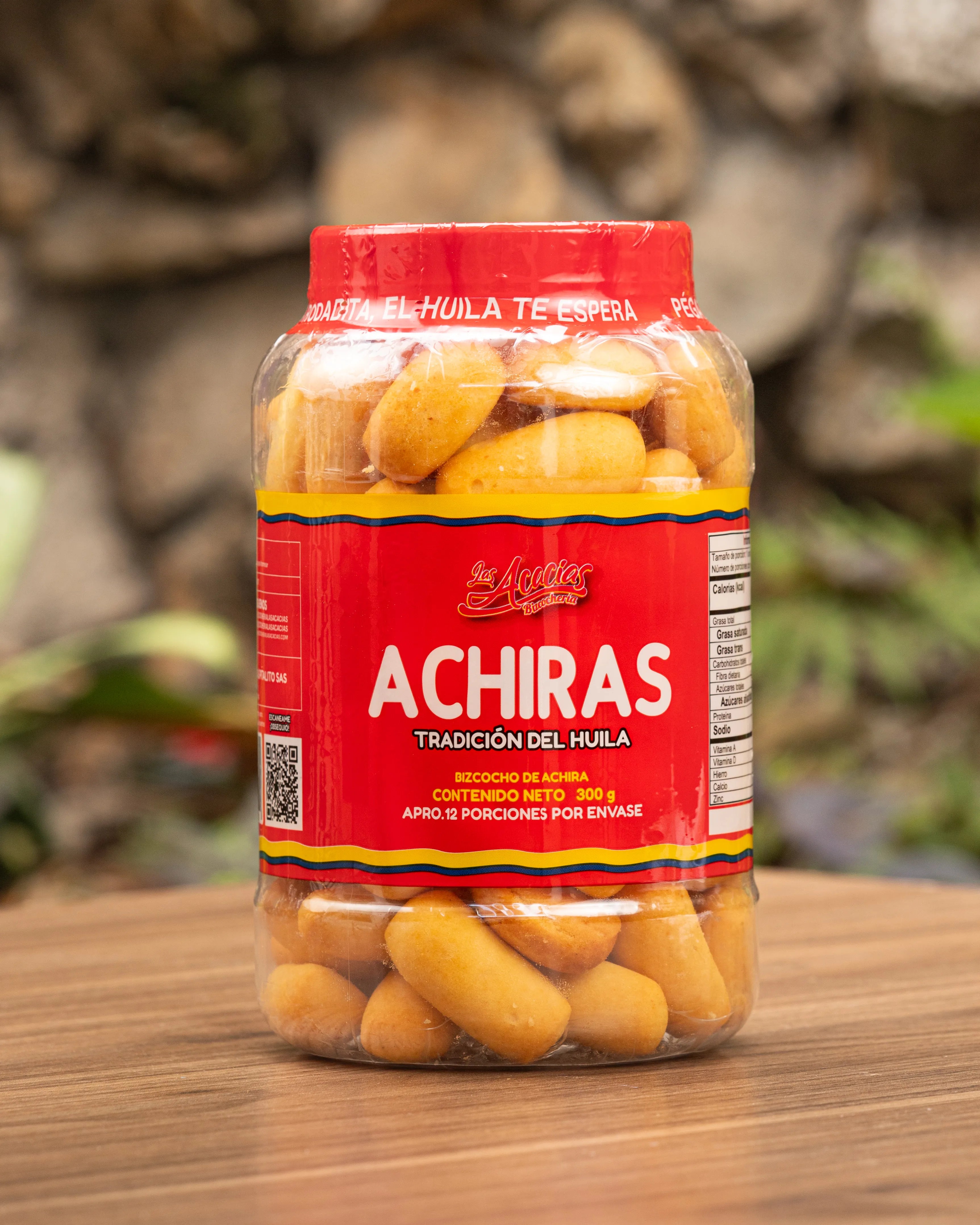 BIZCOCHO DE ACHIRA TRADICIONAL 300 GRAMOS – BIZCOCHERÍA LAS ACACIAS